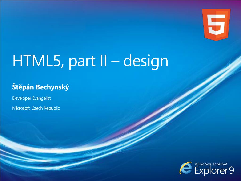PPT - HTML5, part II – design PowerPoint Presentation, free download ...
