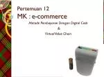 PPT - Pertemuan 7 : Pemasaran E-commerce PowerPoint Presentation, free ...