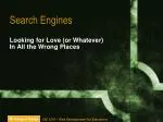 PPT - Search Engines PowerPoint Presentation, free download - ID:8957190