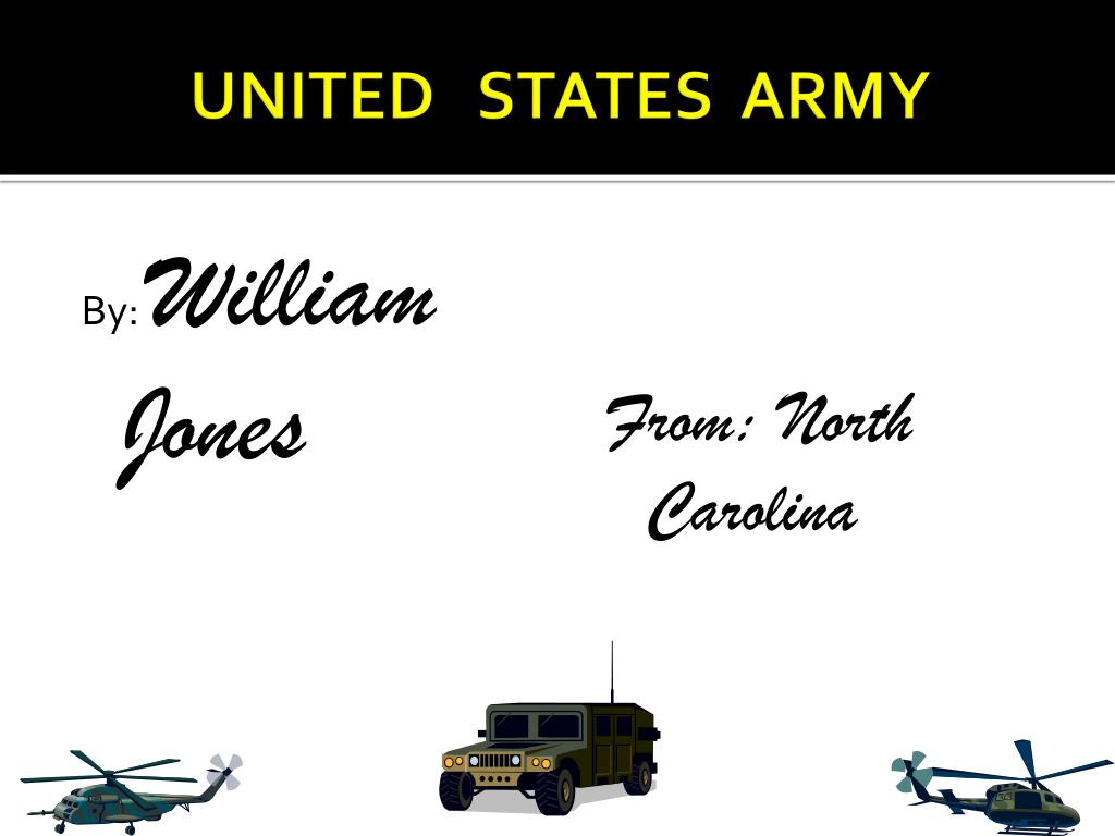 PPT - UNITED STATES ARMY PowerPoint Presentation, free download - ID ...