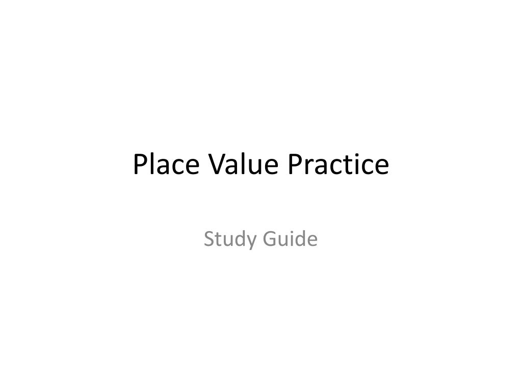 PPT - Decimal Place Value Mastery: A Comprehensive Study Guide ...