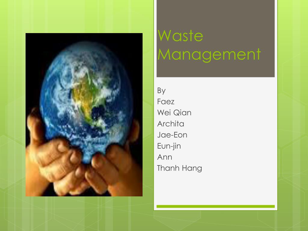 PPT - Waste Management PowerPoint Presentation, free download - ID:6515314
