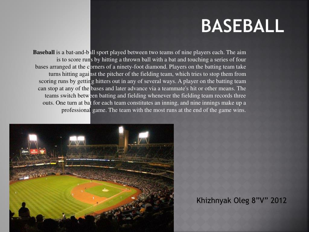 PPT - Baseball PowerPoint Presentation, free download - ID:6515407