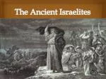 PPT - Chapter 3 The Ancient Israelites PowerPoint Presentation, free ...