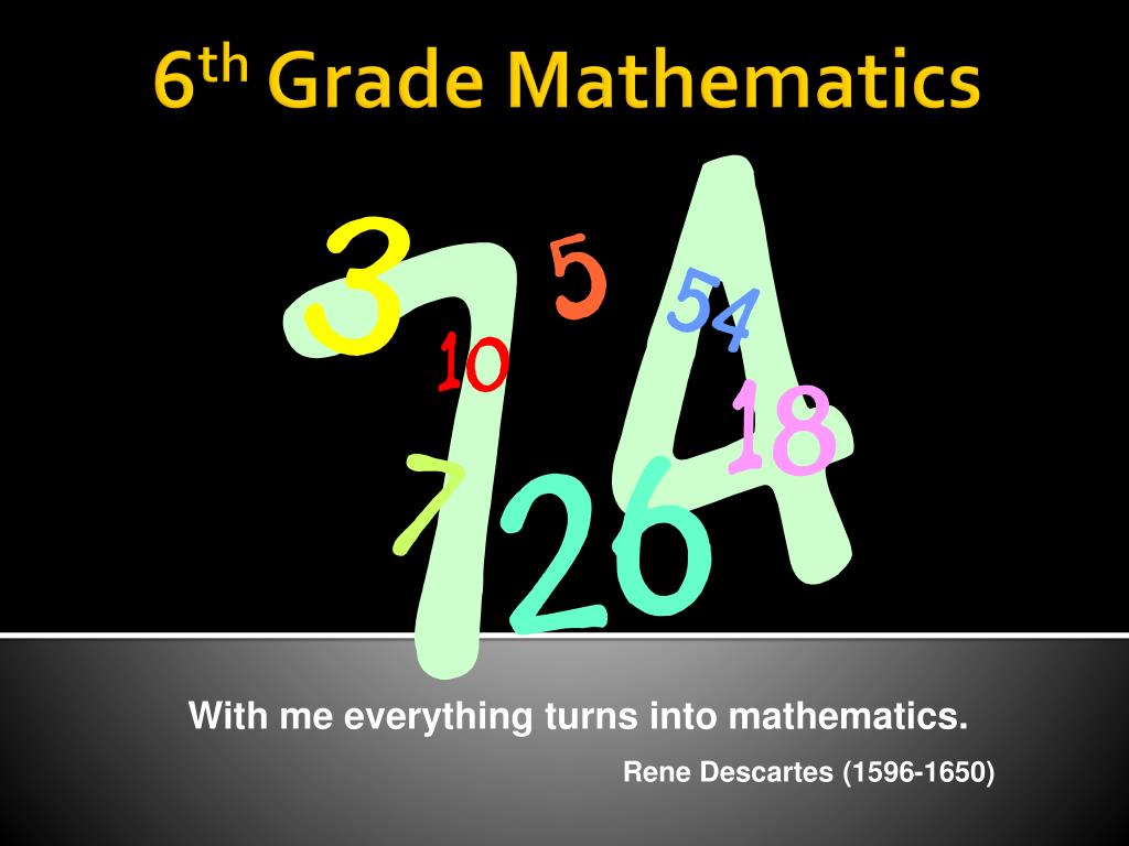 PPT - 6 th Grade Mathematics PowerPoint Presentation, free download ...
