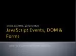 PPT - DOM and JavaScript PowerPoint Presentation, free download - ID ...
