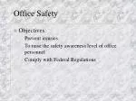 PPT - Office Safety PowerPoint Presentation, free download - ID:1829121