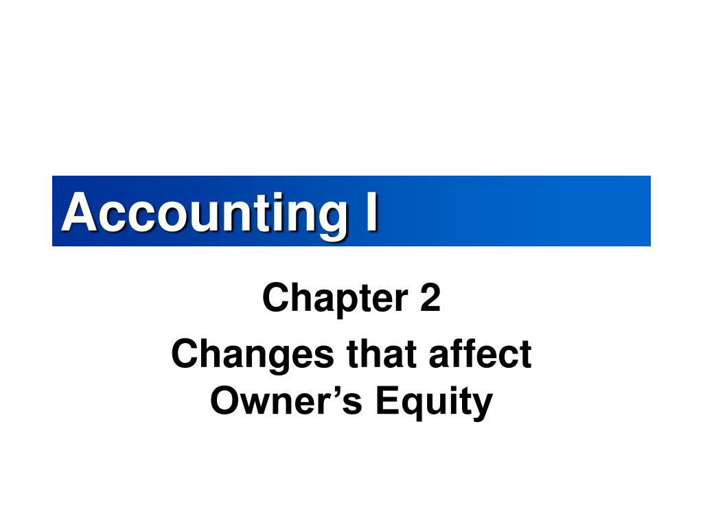 PPT - Accounting I PowerPoint Presentation, free download - ID:6518365