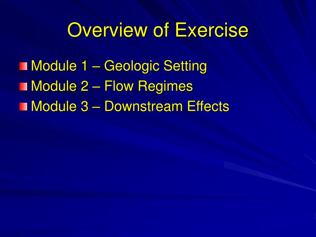 PPT - Overview of Exercise PowerPoint Presentation, free download - ID ...