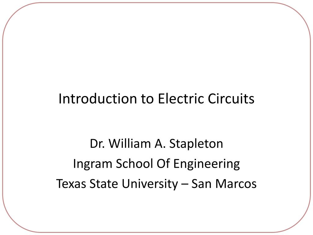 PPT - Introduction to Electric Circuits PowerPoint Presentation, free ...