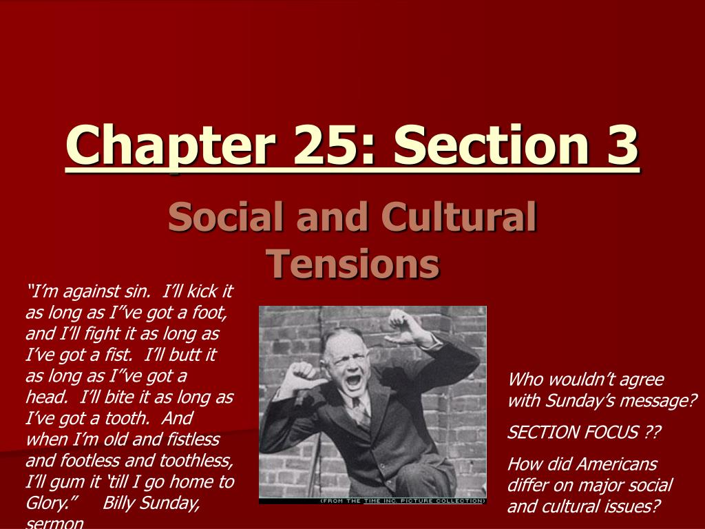 PPT - American Social and Cultural Tensions in the 1920s PowerPoint ...