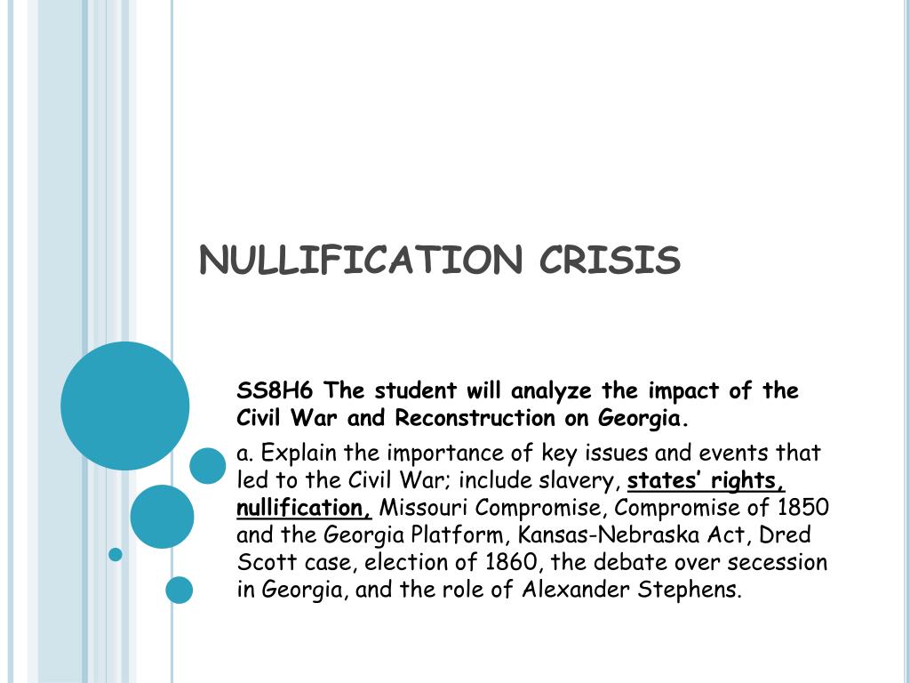 PPT - NULLIFICATION CRISIS PowerPoint Presentation, free download - ID ...