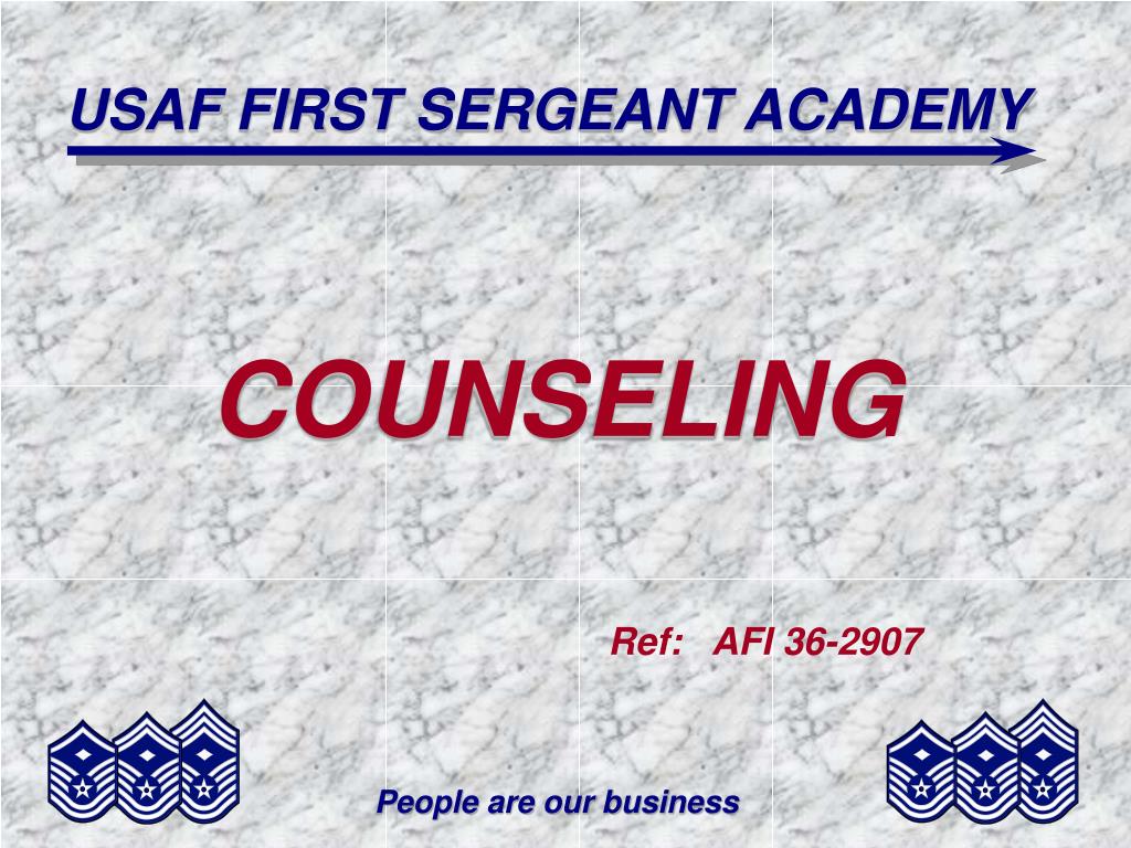 PPT - USAF FIRST SERGEANT ACADEMY PowerPoint Presentation, free ...