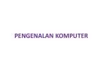 PPT - PENGENALAN KEPADA KOMPUTER (PERKAKASAN) PowerPoint Presentation ...