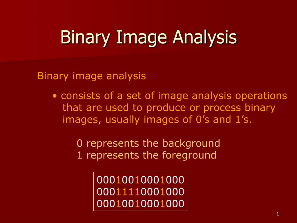 PPT - Binary Image Analysis PowerPoint Presentation, free download - ID ...