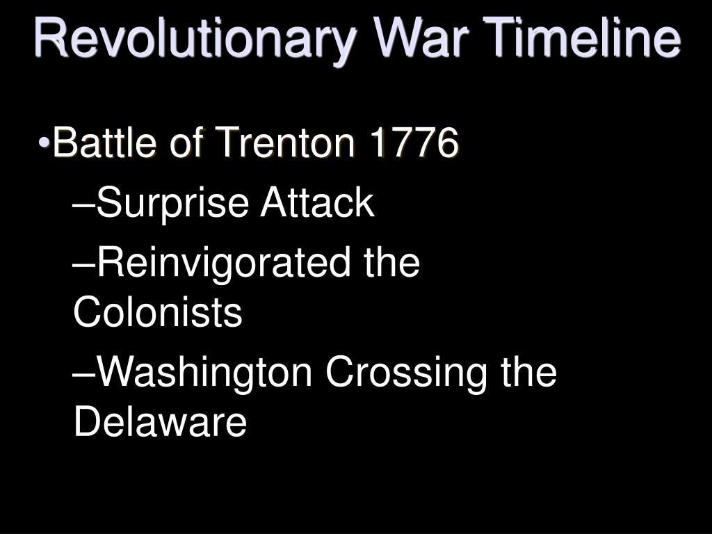 PPT - Revolutionary War Timeline PowerPoint Presentation, free download ...