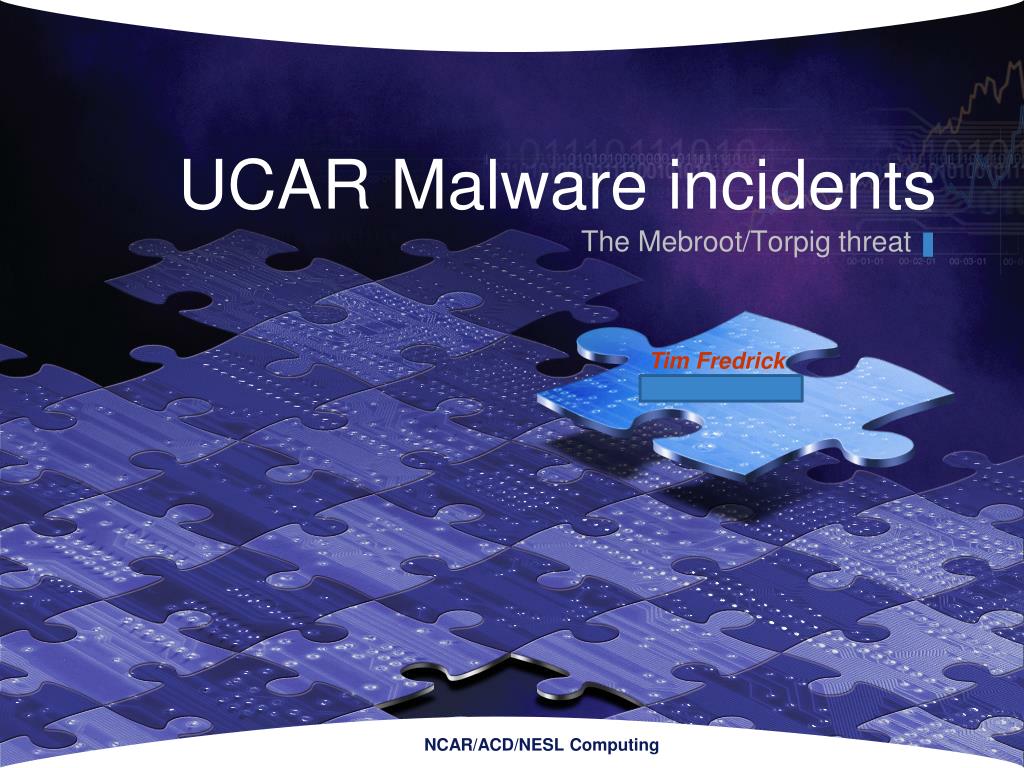 PPT - Understanding Mebroot/Torpig Threat: Defenses Against Infections ...
