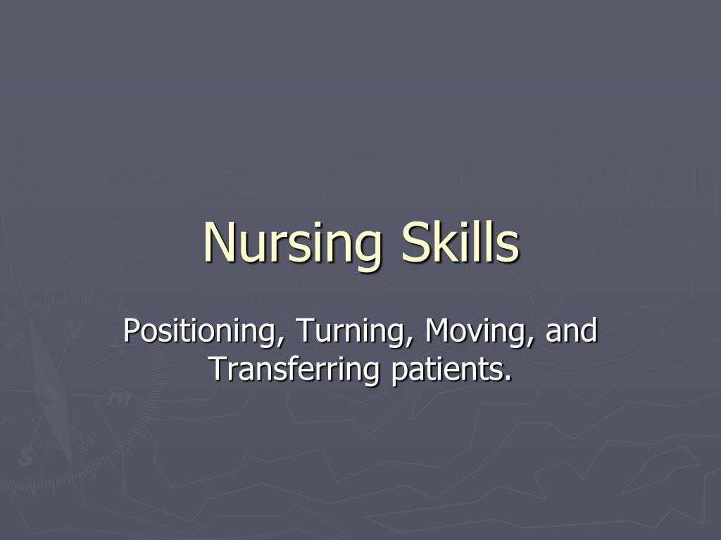 PPT - Nursing Skills PowerPoint Presentation, free download - ID:6527877