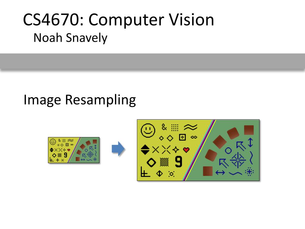 PPT - Image Resampling Techniques in Computer Vision PowerPoint ...