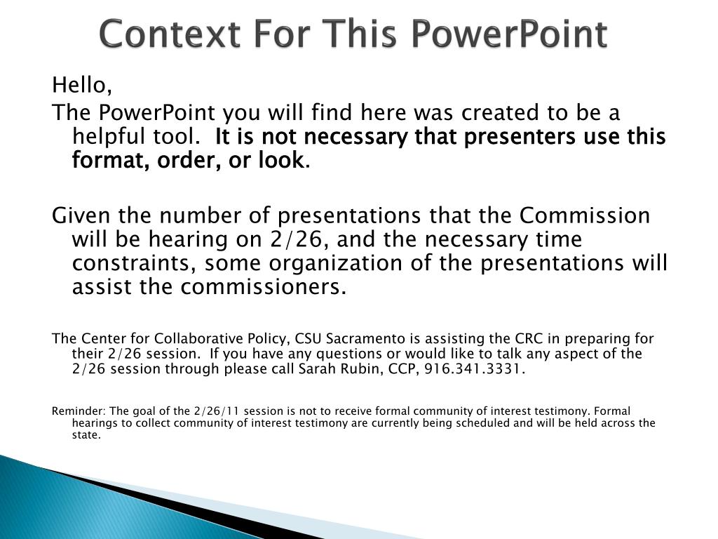 PPT - Context For This PowerPoint PowerPoint Presentation, free ...