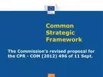 PPT - Common Assessment Framework PowerPoint Presentation, free download - ID:767654