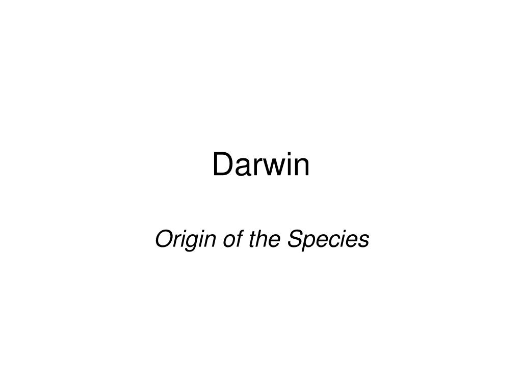 PPT - Darwin PowerPoint Presentation, free download - ID:6529818