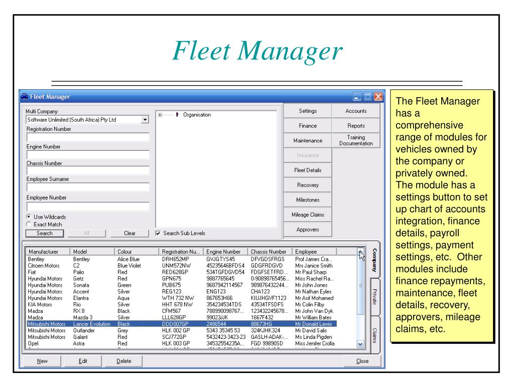 PPT - Comprehensive Fleet Management System for Vehicles - Optimize ...