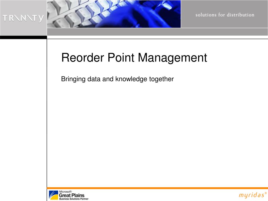 PPT - Reorder Point Management PowerPoint Presentation, free download ...