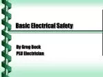 PPT - BASIC ELECTRICAL SAFETY PowerPoint Presentation, free download ...