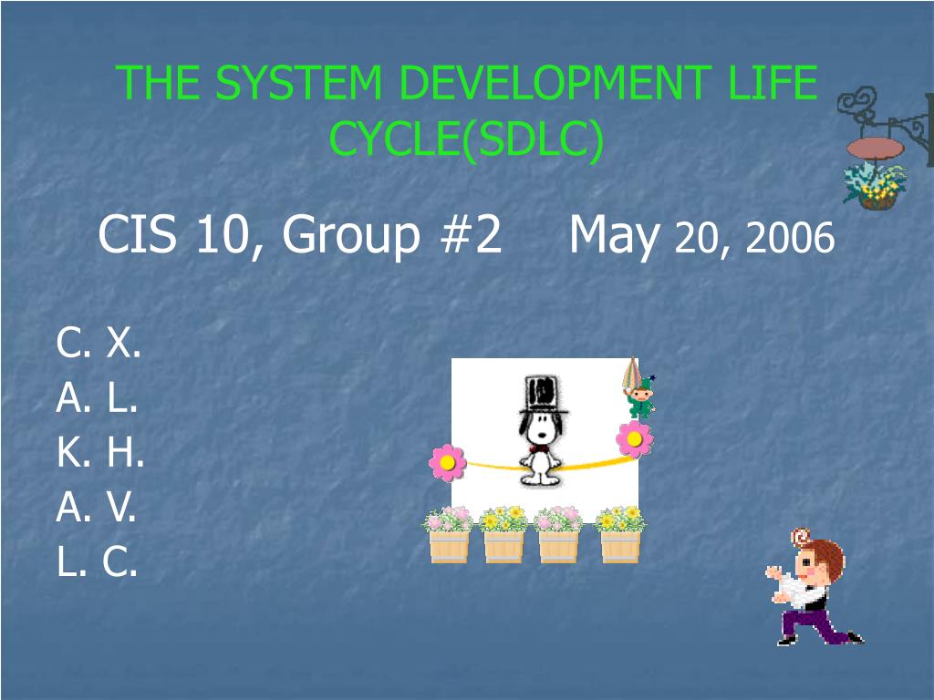 PPT - THE SYSTEM DEVELOPMENT LIFE CYCLE(SDLC) PowerPoint Presentation ...