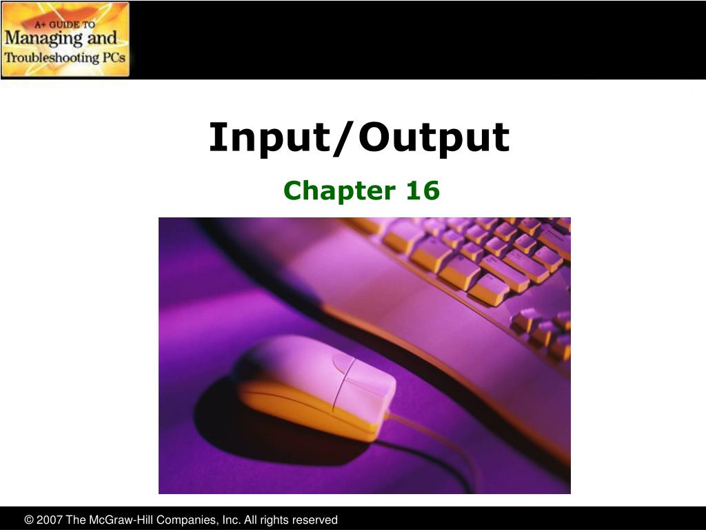 PPT - Input/Output PowerPoint Presentation, free download - ID:6530685