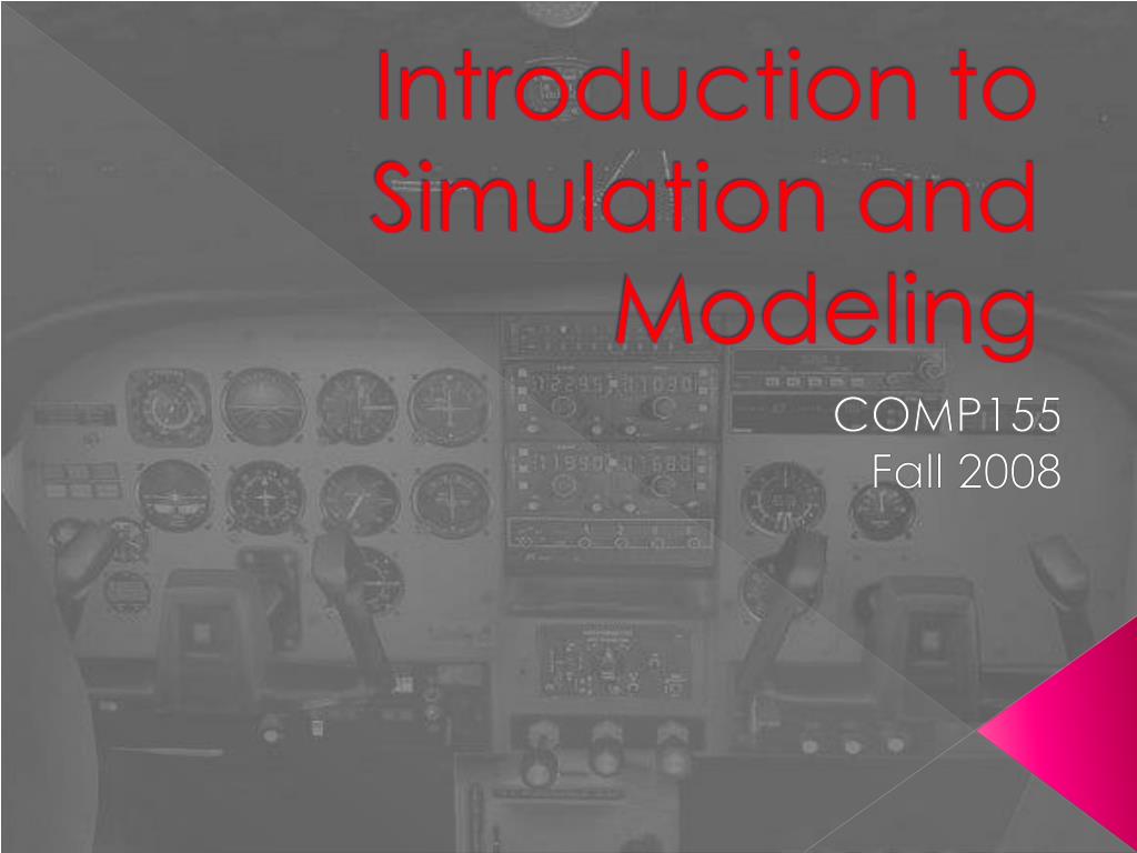 PPT - Introduction to Simulation and Modeling PowerPoint Presentation ...
