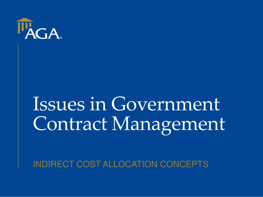 PPT - Issues in Government Contract Management PowerPoint Presentation ...