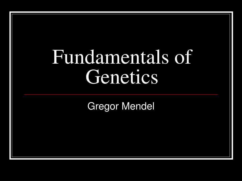 PPT - Fundamentals of Genetics PowerPoint Presentation, free download ...