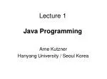 PPT - chapter 1-java Programming PowerPoint Presentation, free download - ID:11923937