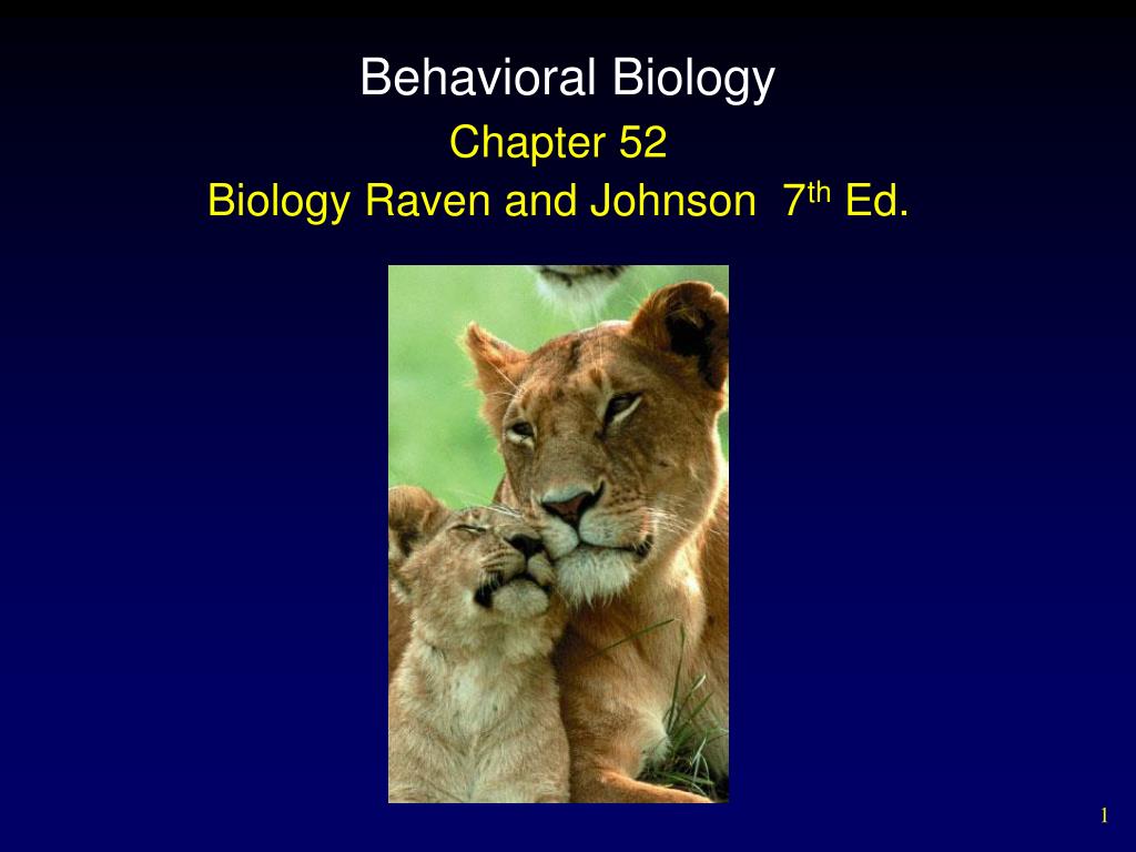 PPT - Behavioral Biology PowerPoint Presentation, free download - ID ...