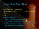 PPT - Analytical Exposition PowerPoint Presentation, free download - ID ...