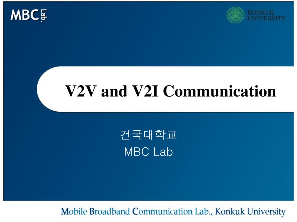 PPT - V2V and V2I Communication PowerPoint Presentation, free download ...