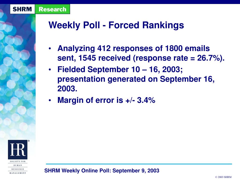 PPT - Employee Evaluation Methods: Forced Rankings Analysis PowerPoint ...
