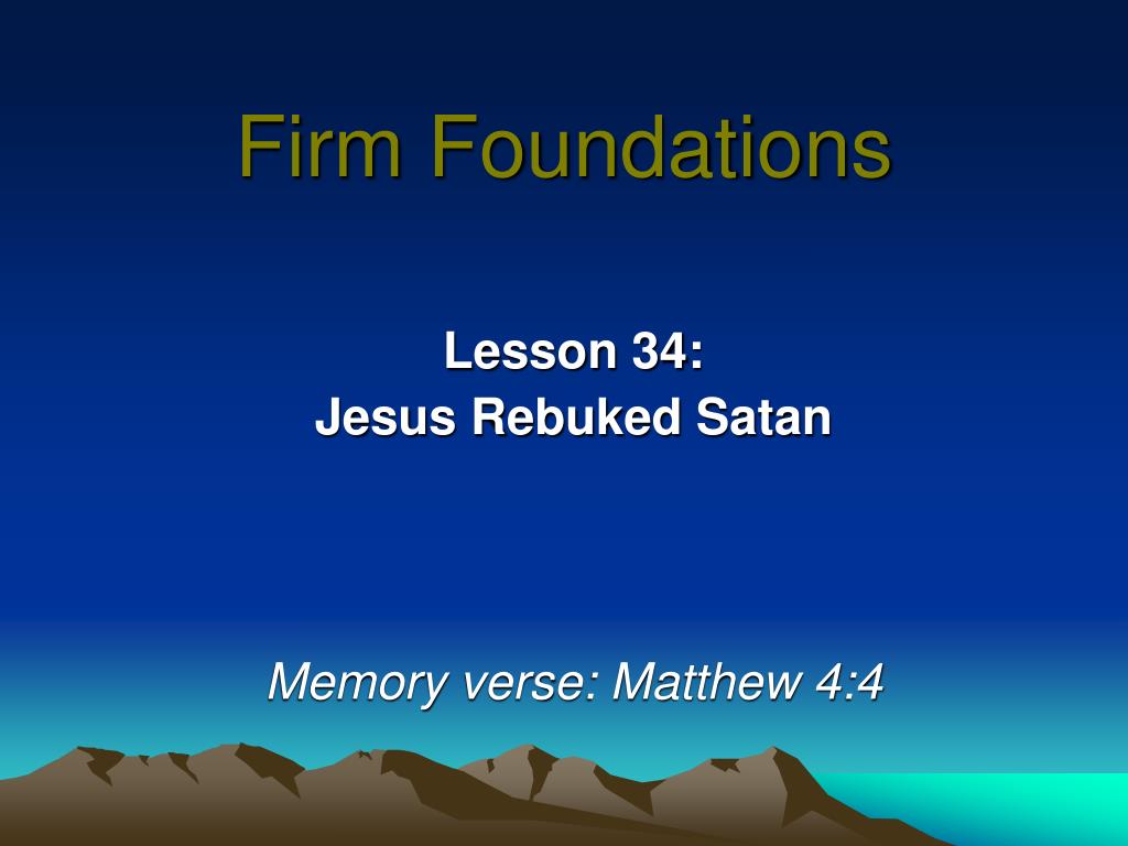 PPT - Firm Foundations PowerPoint Presentation, free download - ID:6536621