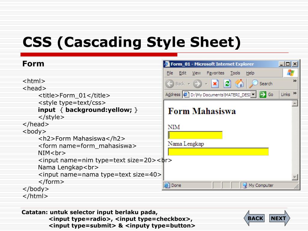 PPT - CSS (Cascading Style Sheet) PowerPoint Presentation, free ...