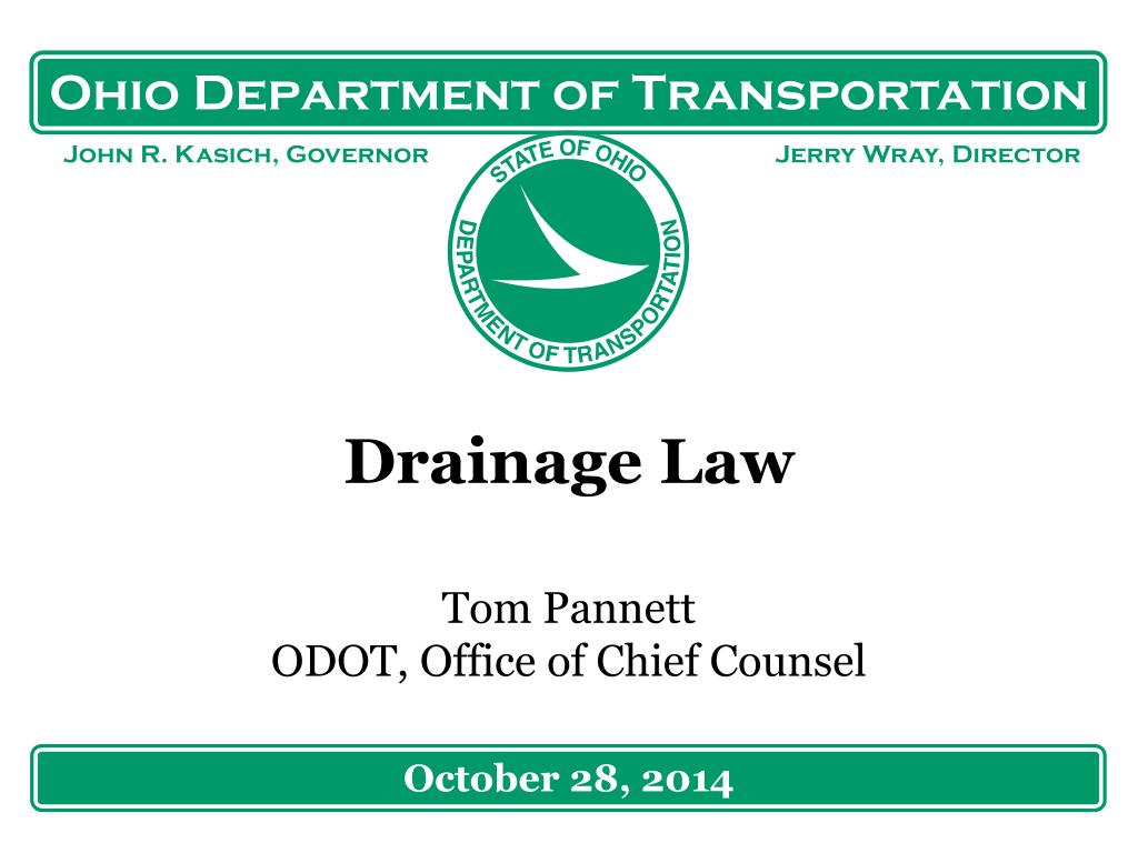 PPT - Drainage Law PowerPoint Presentation, free download - ID:6539590