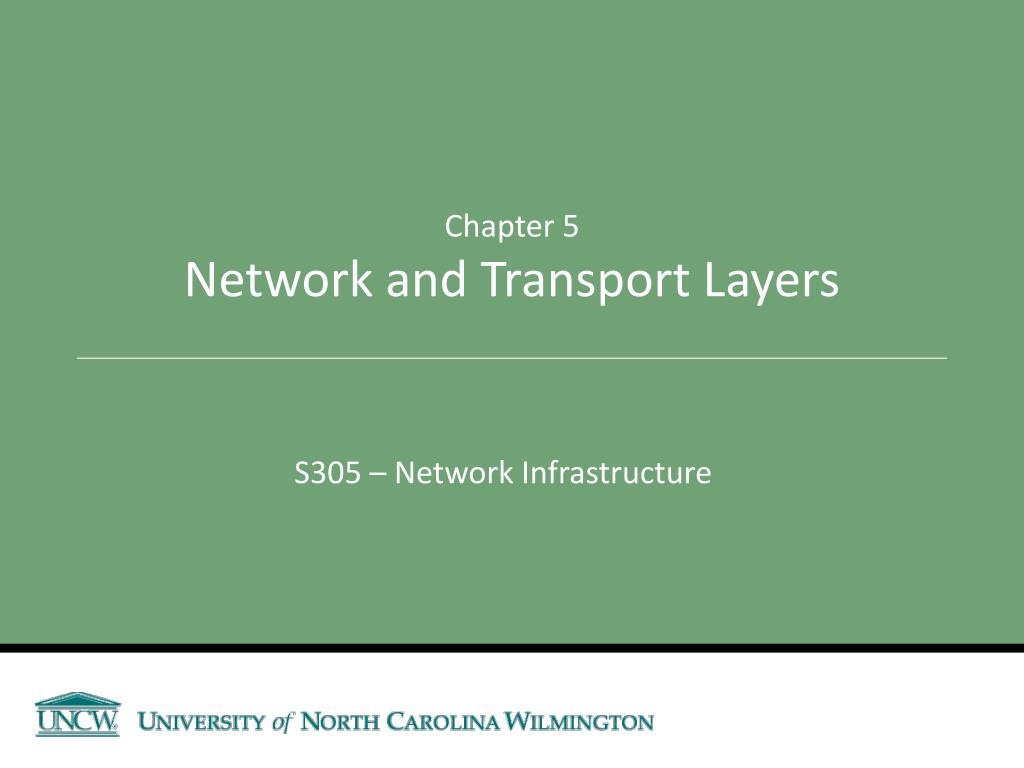 PPT - Chapter 5 Network and Transport Layers PowerPoint Presentation ...
