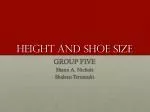PPT - Height Vs Shoe Size PowerPoint Presentation, free download - ID ...