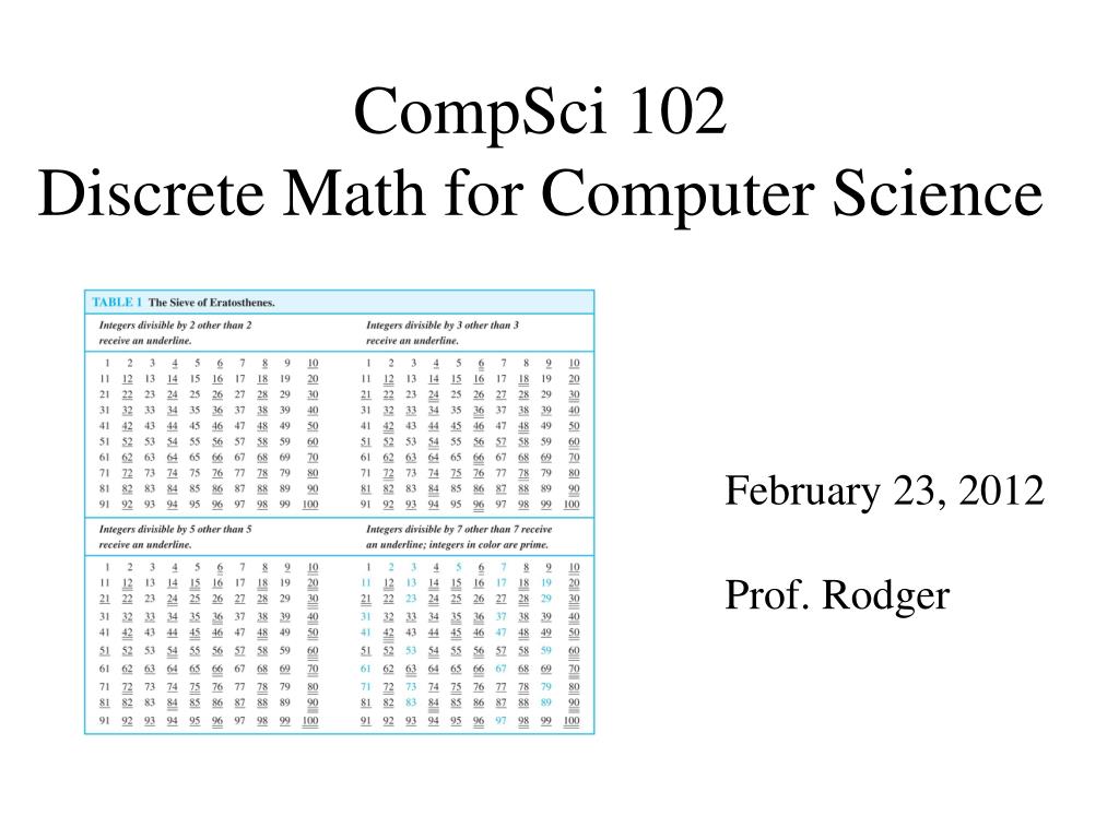 PPT - CompSci 102 Discrete Math for Computer Science PowerPoint Presentation - ID:6541549