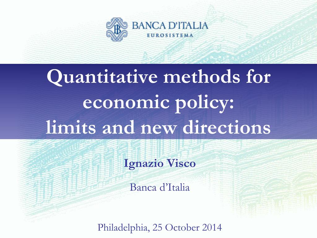 PPT - Advancements and Challenges in Quantitative Methods for Economic ...