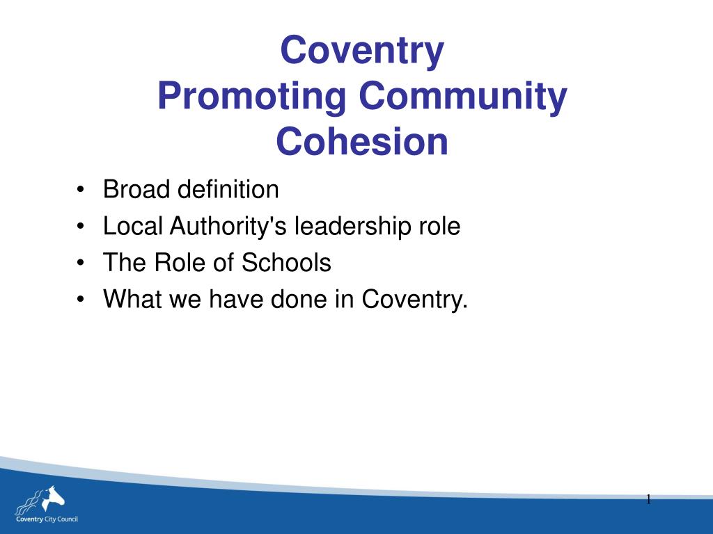 PPT - Coventry Promoting Community Cohesion PowerPoint Presentation ...