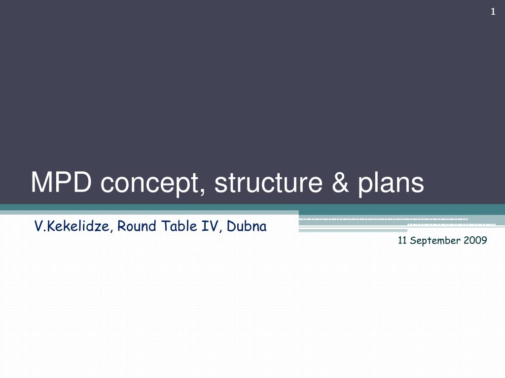 PPT - MPD concept, structure & plans PowerPoint Presentation, free ...