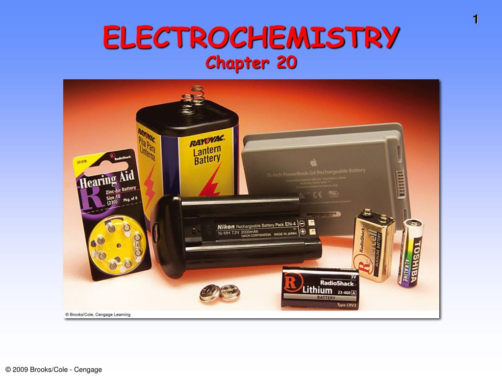 PPT - ELECTROCHEMISTRY Chapter 20 PowerPoint Presentation, free ...