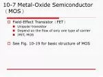 PPT - Metal-Oxide-Semiconductor (MOS) PowerPoint Presentation, free ...